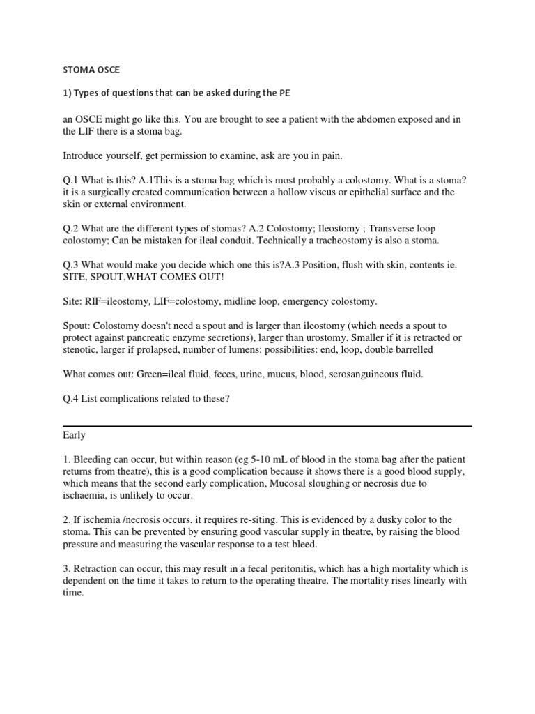 An In-Depth Examination of Loop Stomas: Types, Placement, Closure, and ...