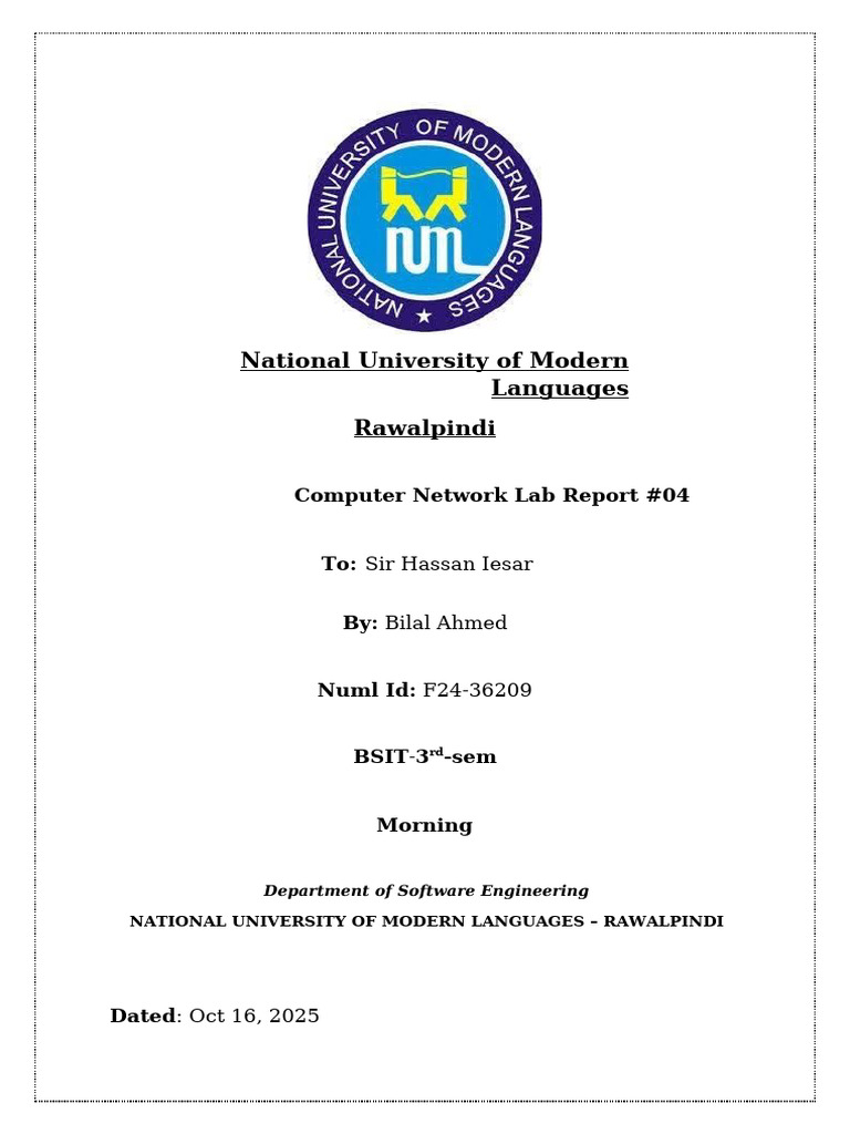 CN Lab 04 | PDF