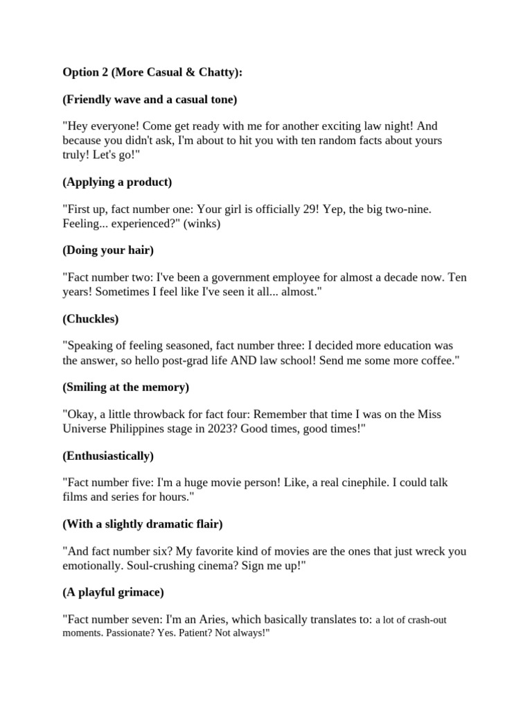 Vlog Script | PDF