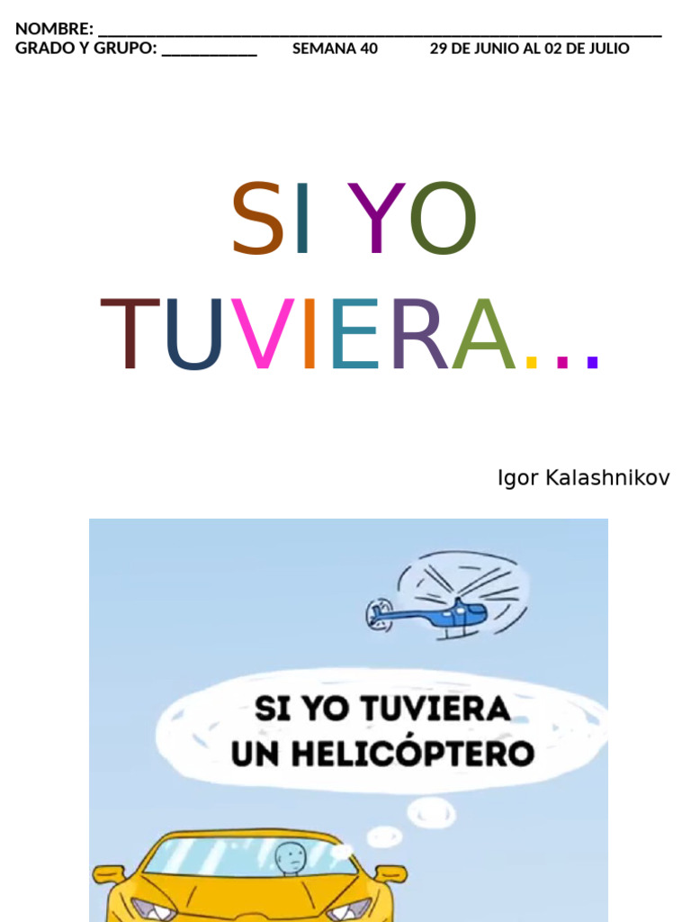Si Yo Tuviera | PDF