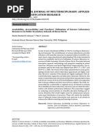 Impact of Limited Resources on Learning | PDF | Learning