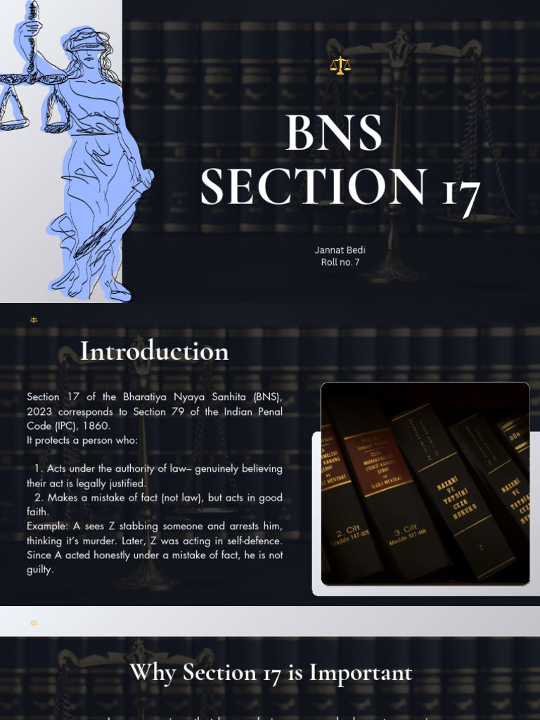 Understanding BNS Section 17: Mistakes of Fact | PDF | Burden Of Proof ...