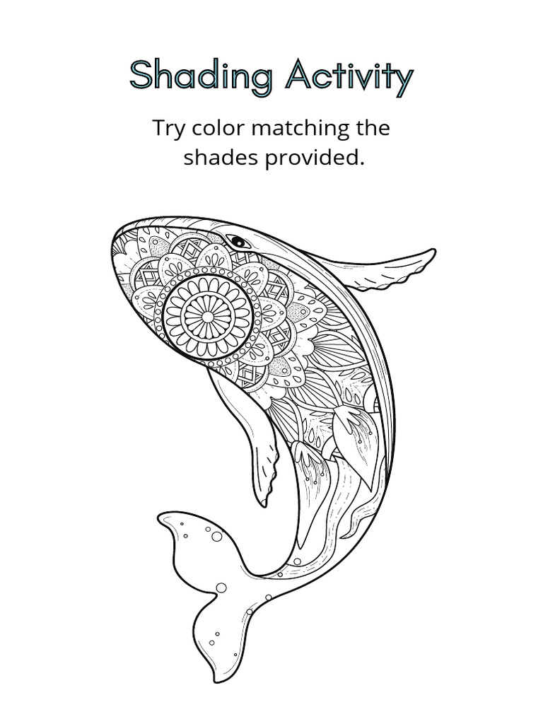Mandala Coloring Worksheet | PDF