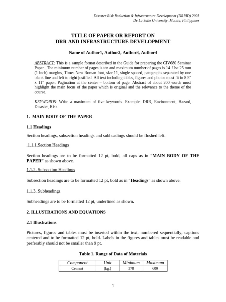 Civ680md Drrid+Paper+Template | PDF