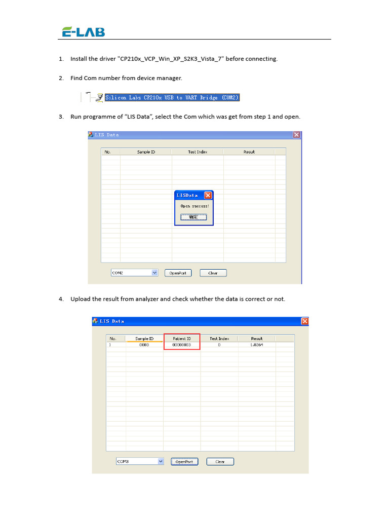 LIS Manual for Data Upload Process | PDF