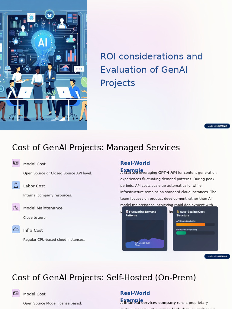 ROI for GenAI Projects | PDF | Artificial Intelligence | Intelligence ...