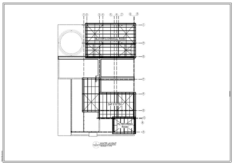 WWTP Layout with DAF System | PDF