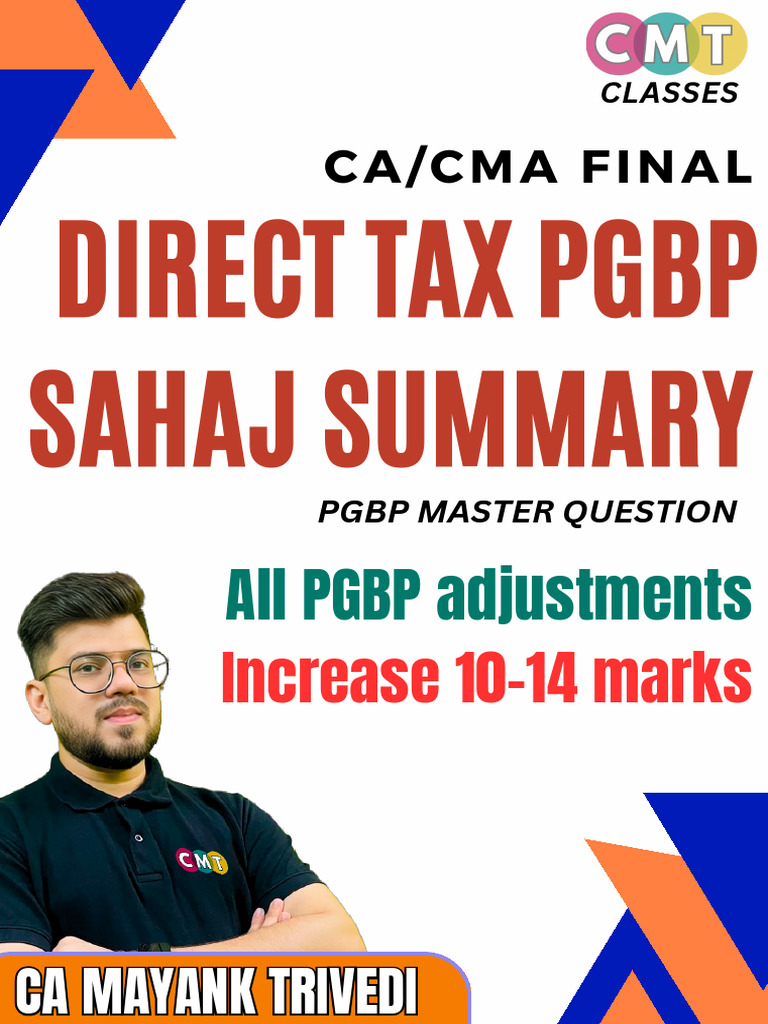 PGBP Master Question and All Adjustments | PDF | Expense | Payments