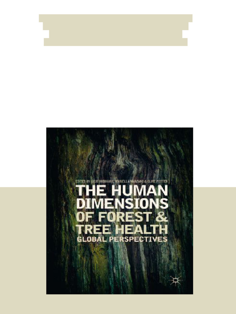 (Ebook) The Human Dimensions of Forest and Tree Health by Julie Urquhart, Mariella Marzano ...