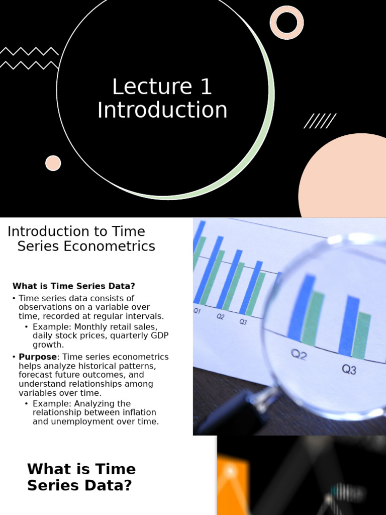 Lecture 1 Introduction | PDF | Autoregressive Integrated Moving Average | Time Series