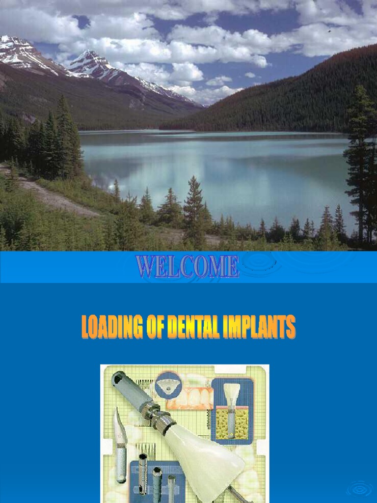 13.loading of Dental Implants | PDF | Dental Implant | Bone