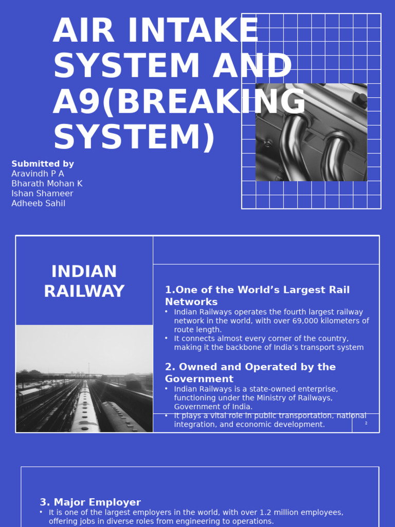 Air Intake & A9 Brake System Overview | PDF | Turbocharger | Engines