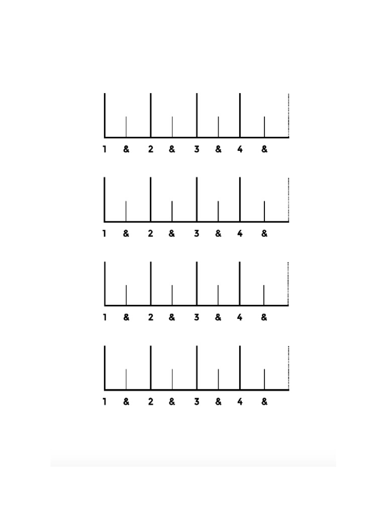 8th Note Grid | PDF