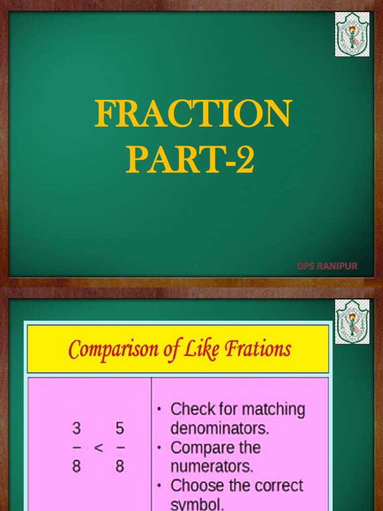 Fraction Part 2 4 | PDF