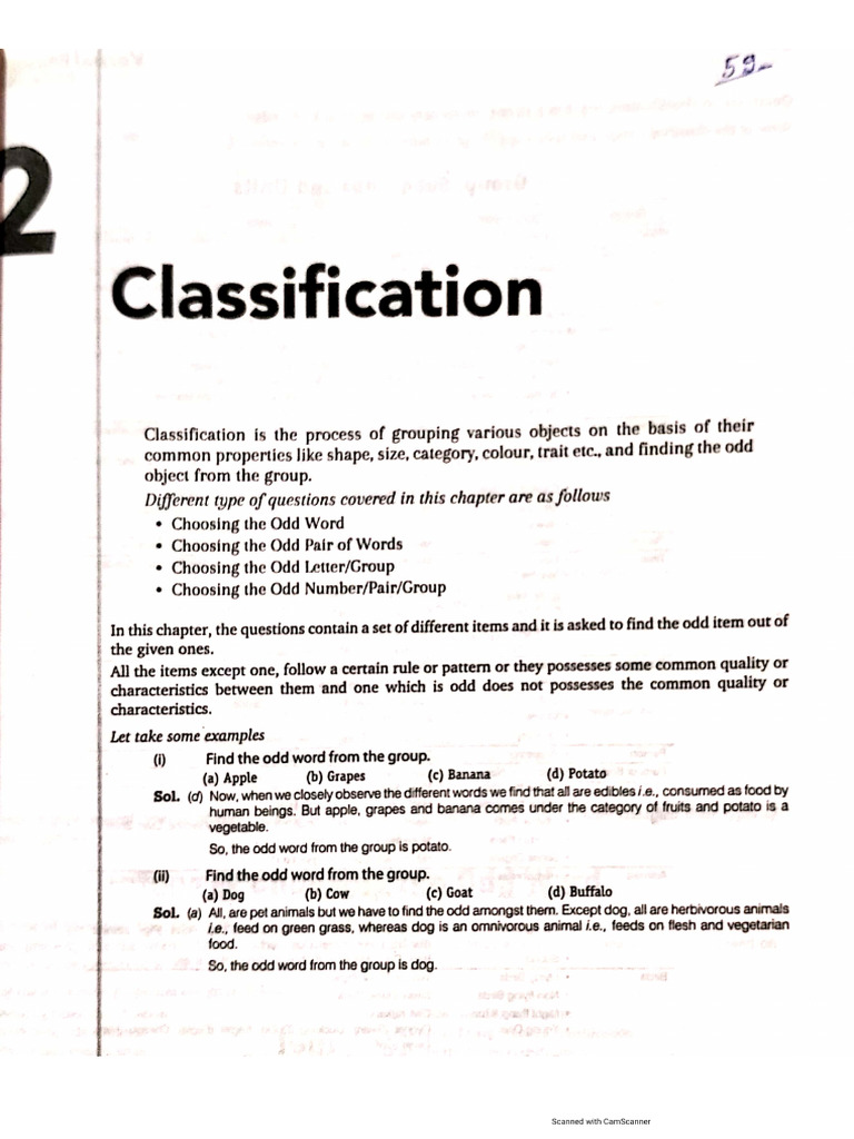 Classification | PDF