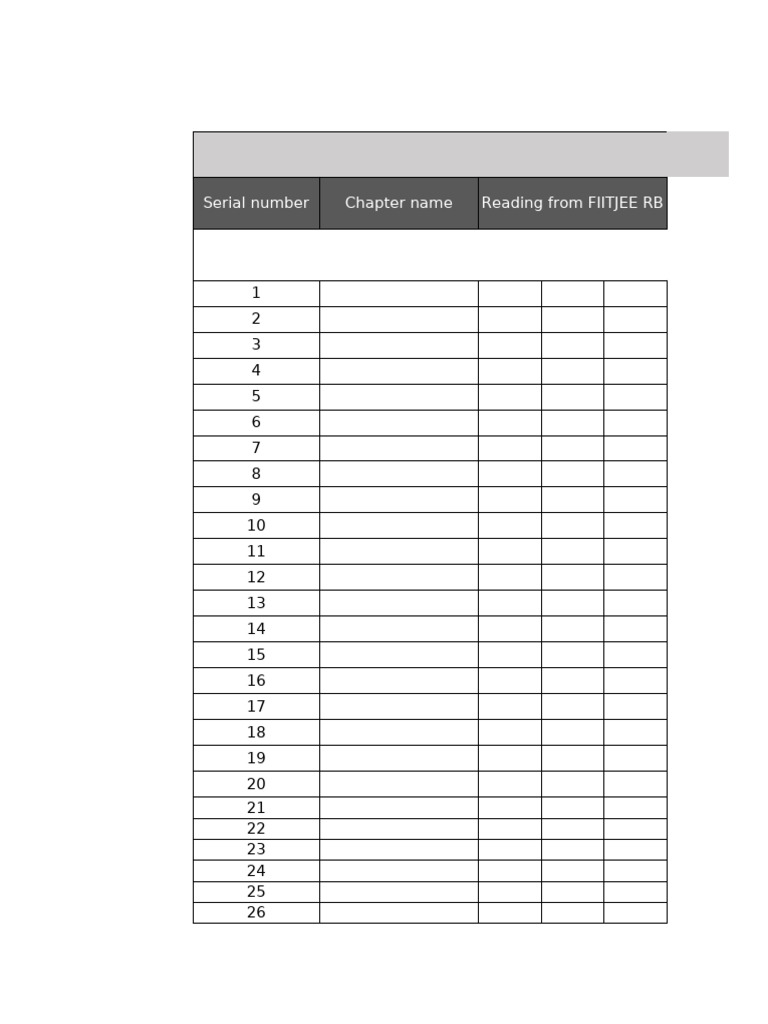 Work Efficiency Worksheet for Students | PDF