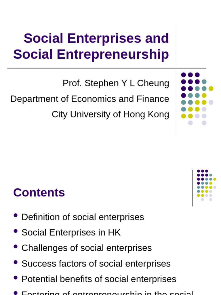Introduction To Entrepreneurship | PDF | Social Enterprise ...