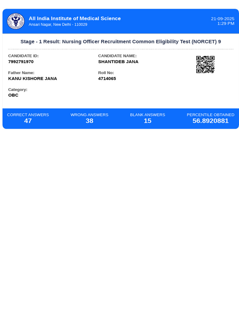 Score Card | PDF
