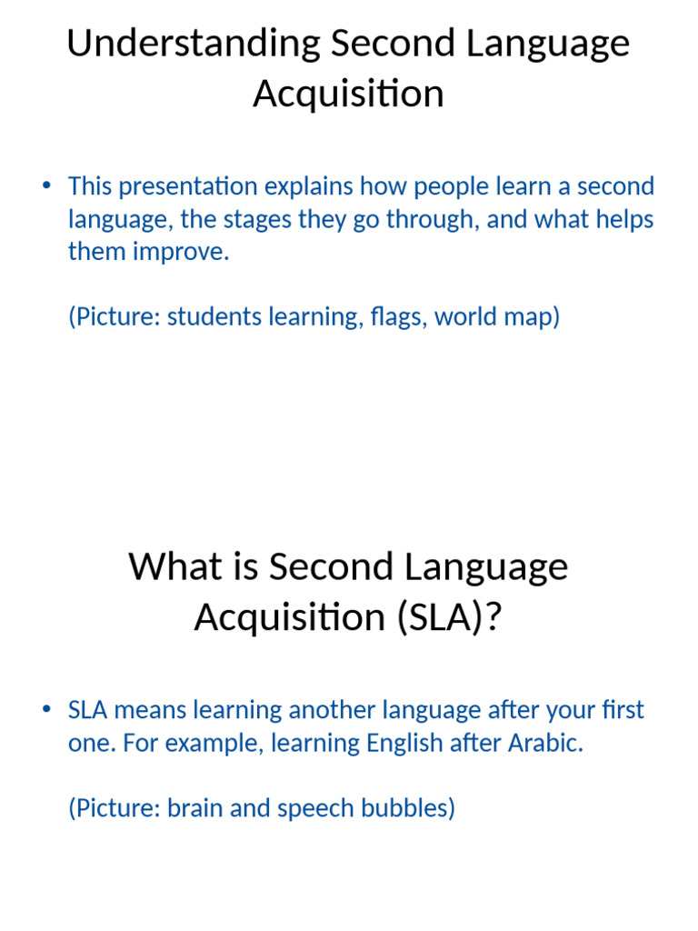 Understanding Second Language Acquisition 15slides 2 | PDF | Second ...