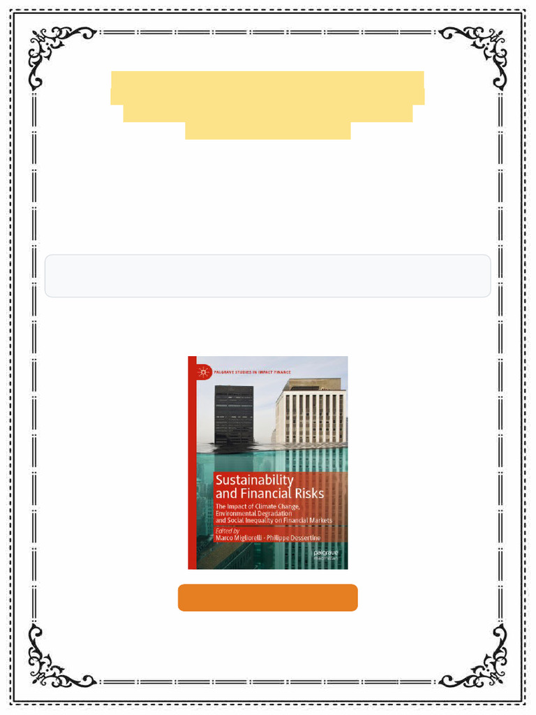 Sustainability and Financial Risks: The Impact of Climate Change ...
