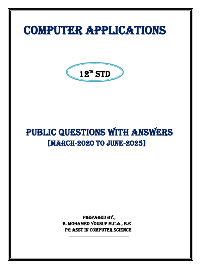 Xii CA Public Full Q & A | PDF | Php | Computer Network
