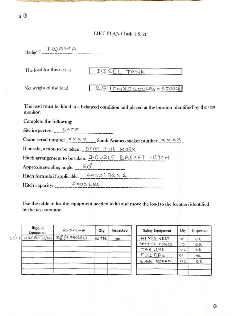 Rigger- 3 Practical | PDF