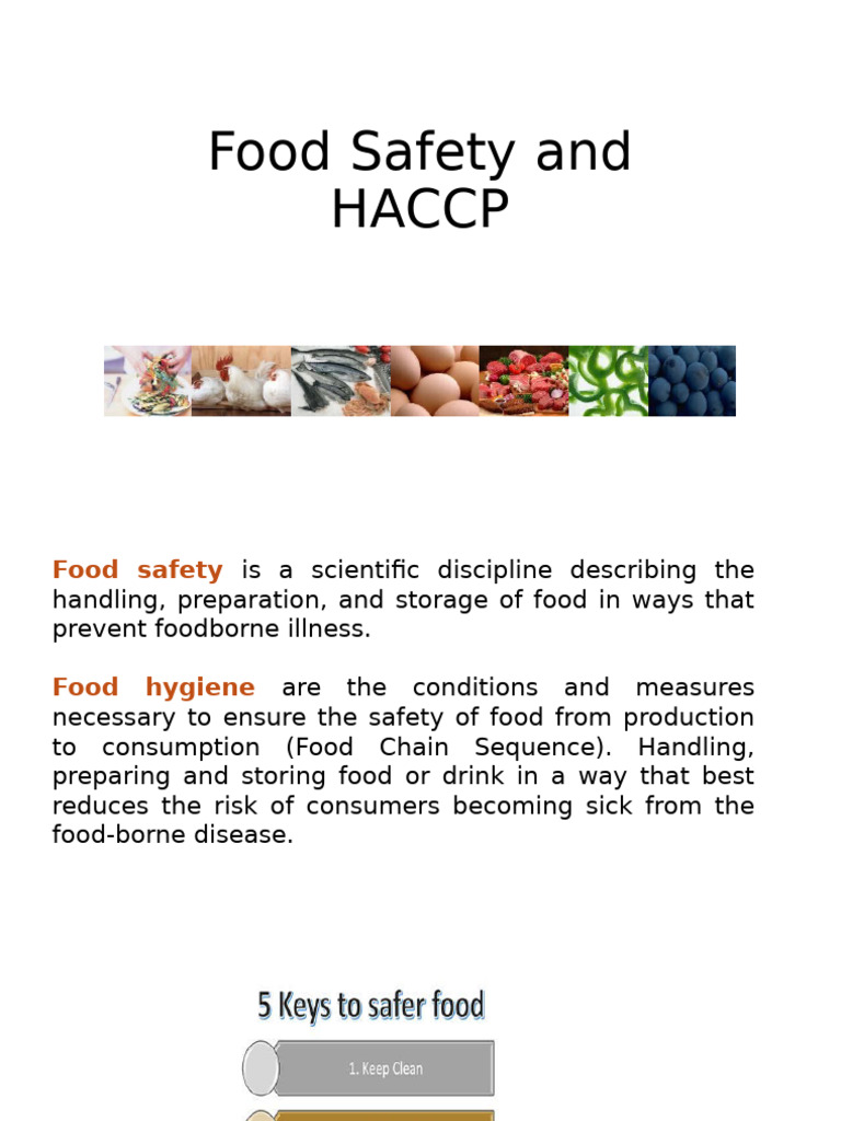 Module7. Food Safety, HACCP Personal Hygiene | PDF | Food Safety ...
