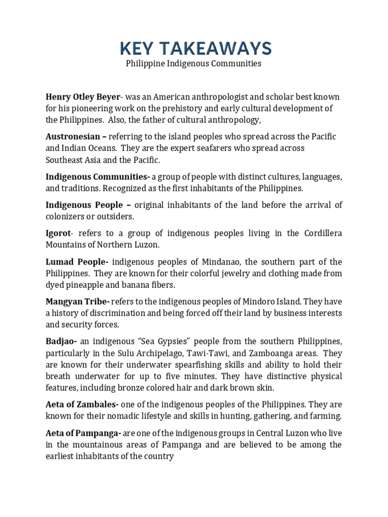 Key-Takeaways-PIC-2025- | PDF | Philippines