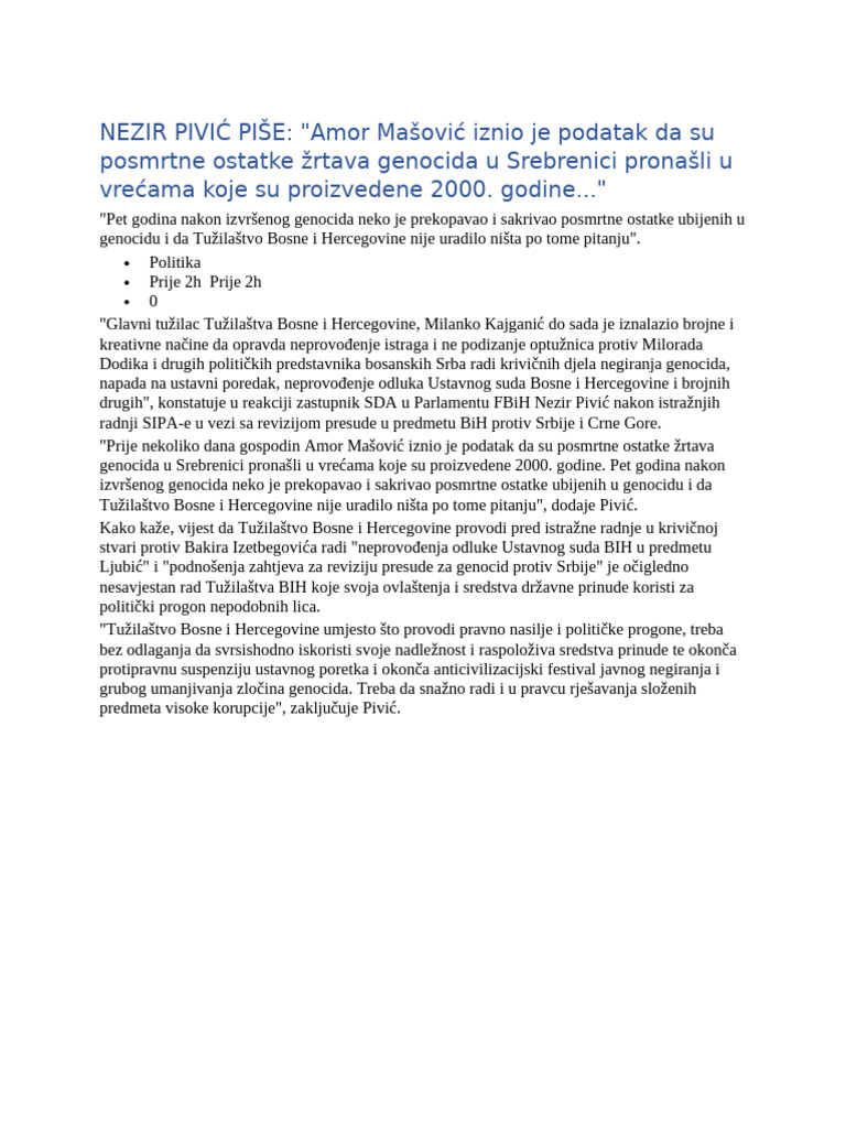Pivic | PDF