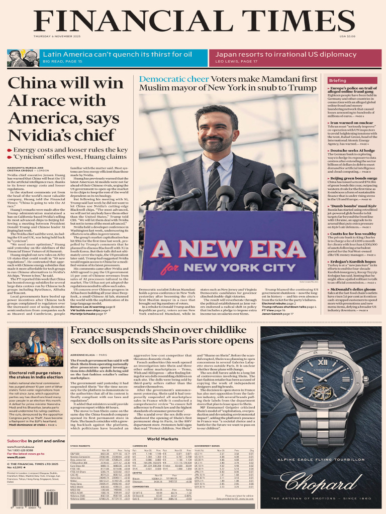 Financial Times US Edition Summary | PDF