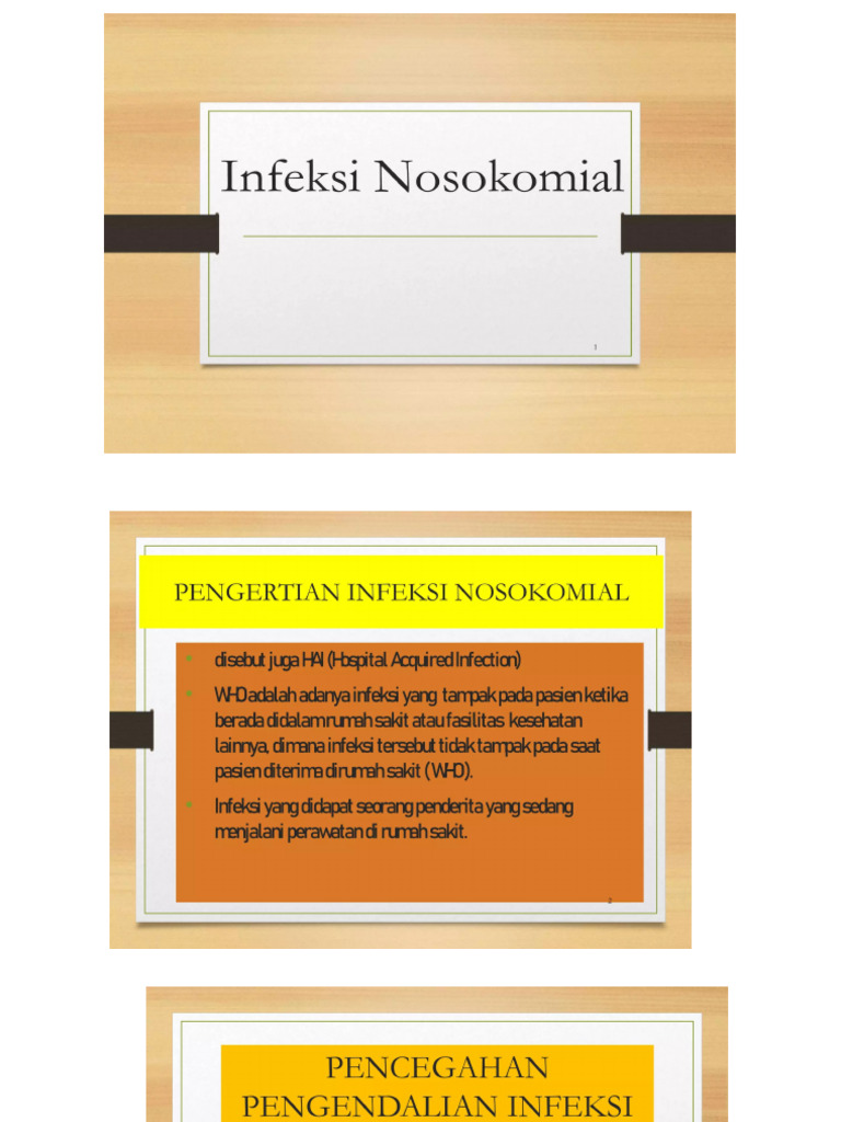 Materi Infeksi Nosokomial | PDF
