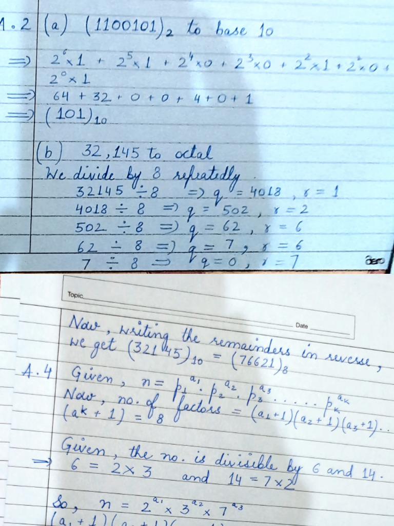 Algebra Assignment | PDF