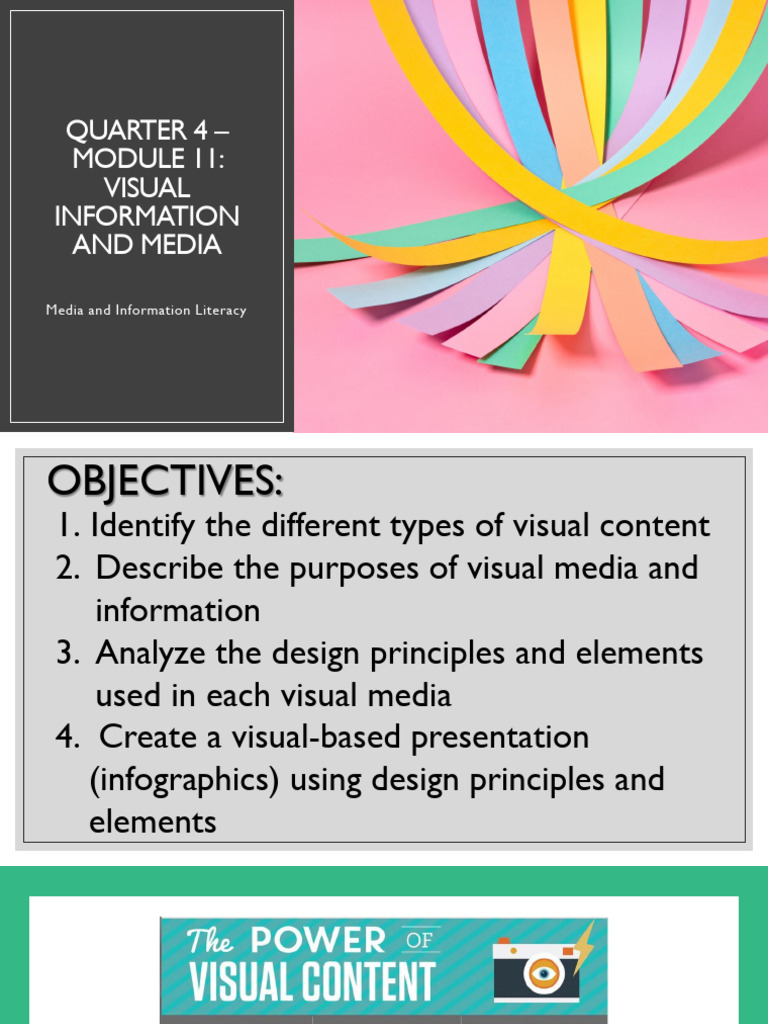 Quarter 4 Module 11 Visual Design (1) | PDF