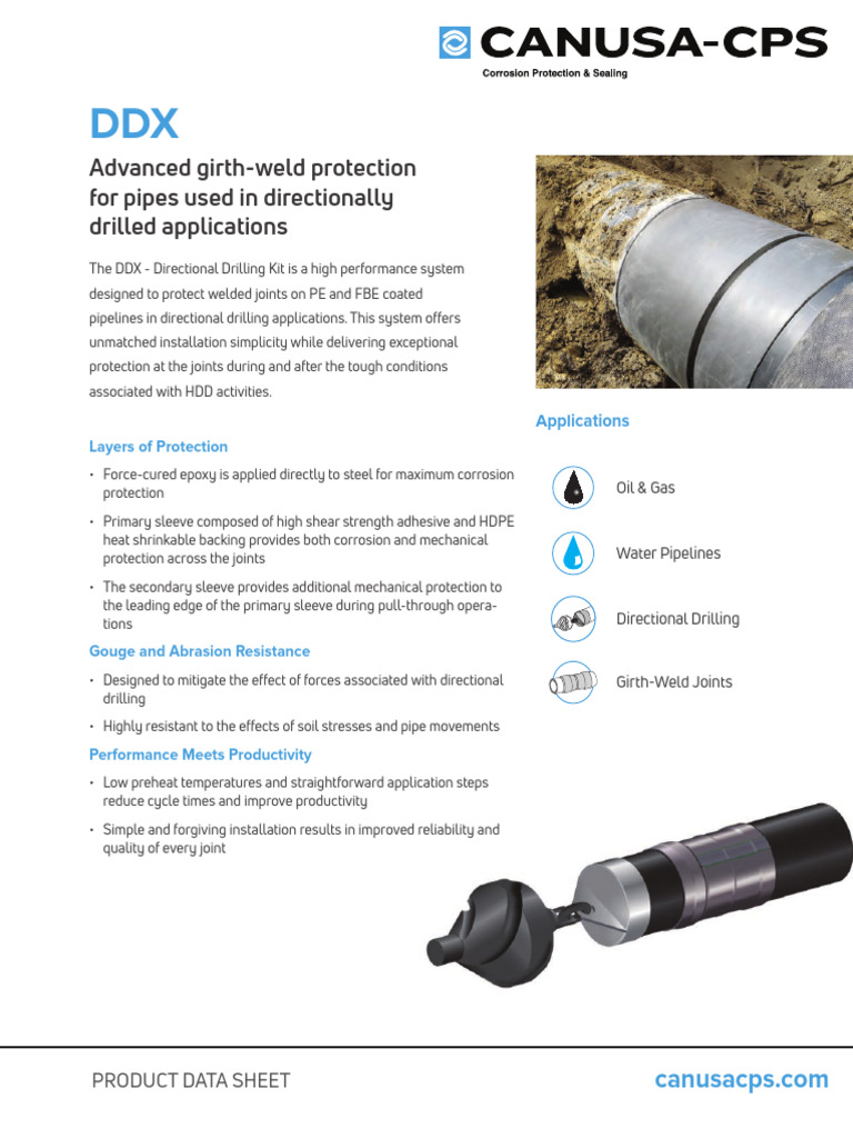 PDS_NA_DDX | PDF | Pipe (Fluid Conveyance) | Corrosion