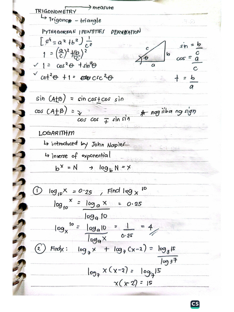 Trigo Notes | PDF