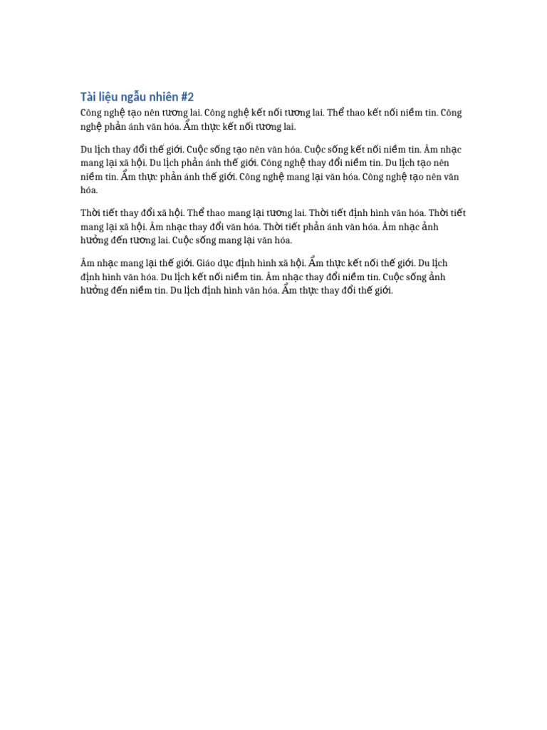 Random Doc 2 | PDF