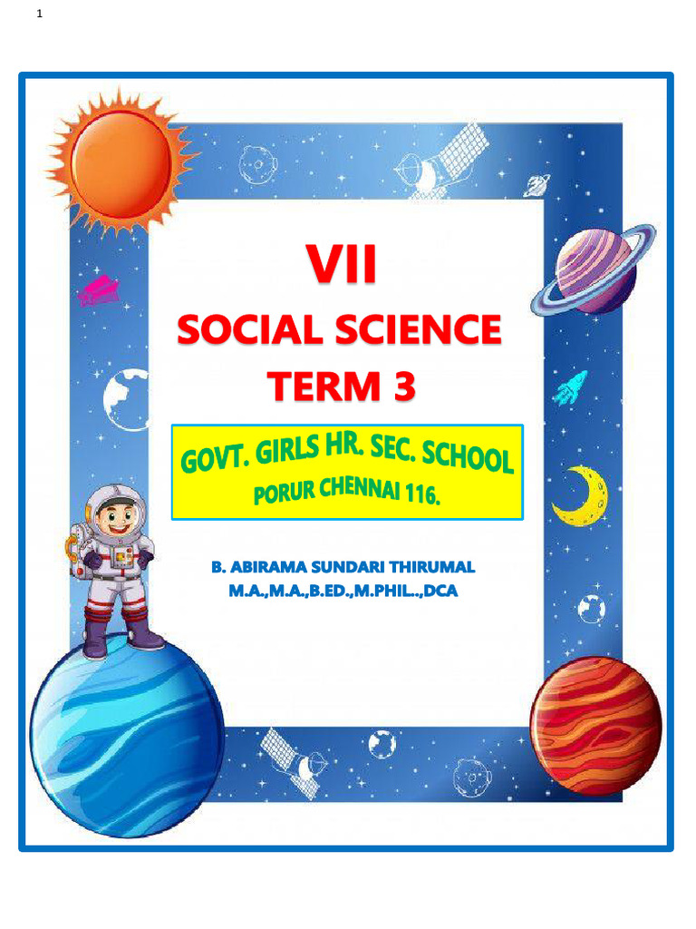 Zeal Study 7th Social EM TERM 3 SS EM | PDF | Vaishnavism | Map