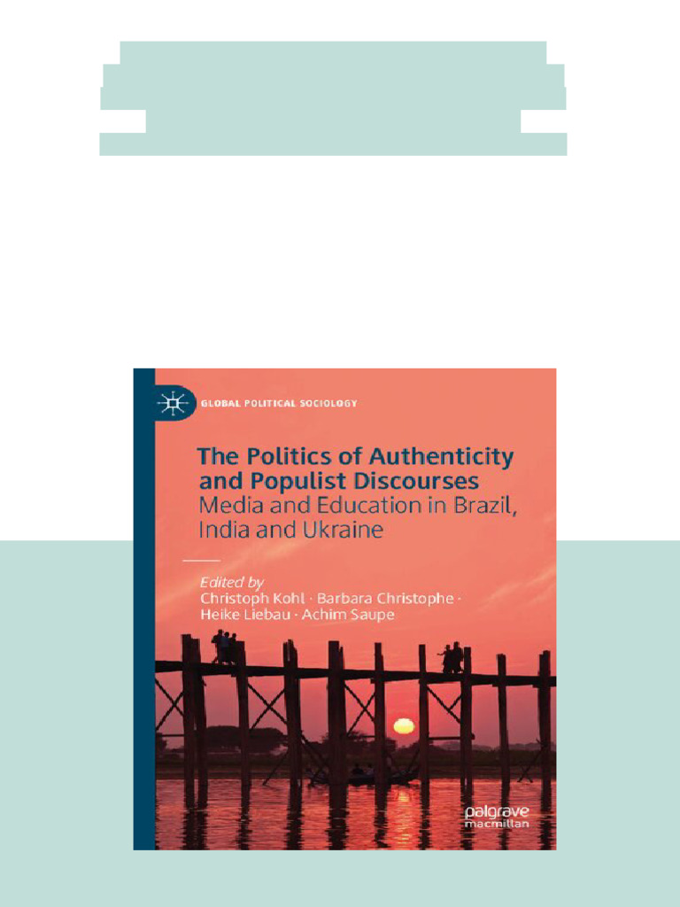 (Ebook) The Politics Of Authenticity And Populist Discourses: Media And ...