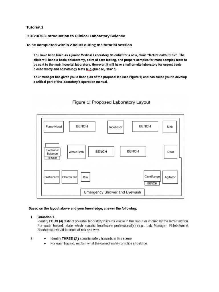 Tutorial 2 - Safety and Glassware Usage in The Lab - 251106 - 103947 | PDF