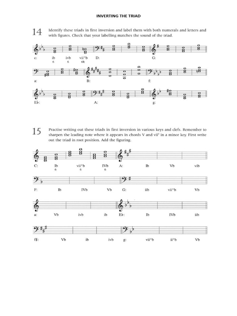 Inverting The Triad | PDF