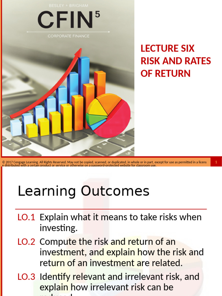 Lecture 6 - Risk and Rates of Return | PDF | Risk Aversion | Risk