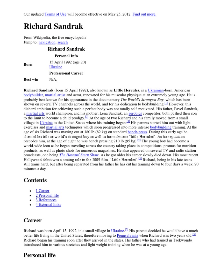 Richard Sandrak | PDF | Internet