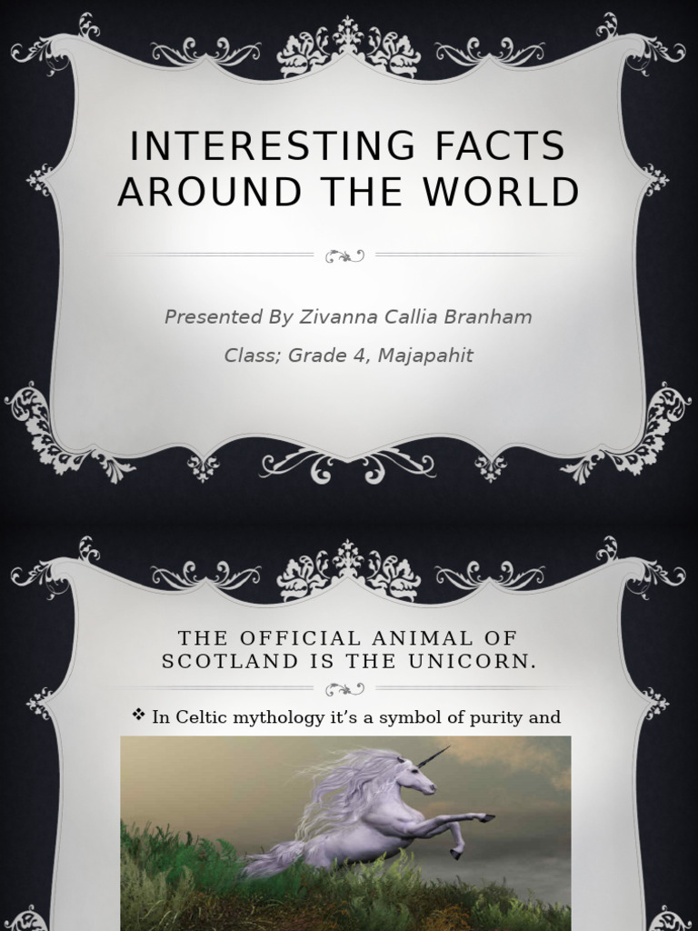 Fascinating Global Facts for Kids | PDF