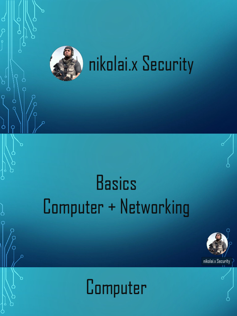 Basics of Computer & Networking | PDF | Internet Protocol Suite | Computer Network