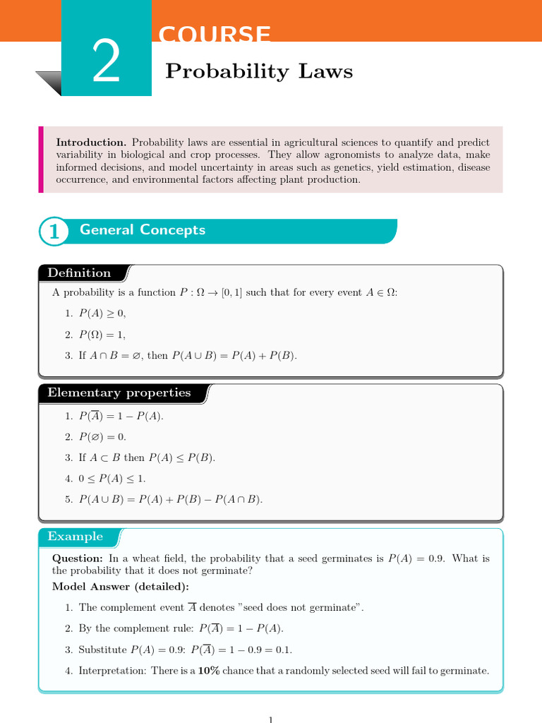 Cours2 | PDF | Variance | Normal Distribution