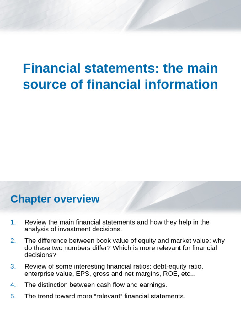 2 Financial Statements | PDF | Balance Sheet | Cash Flow Statement