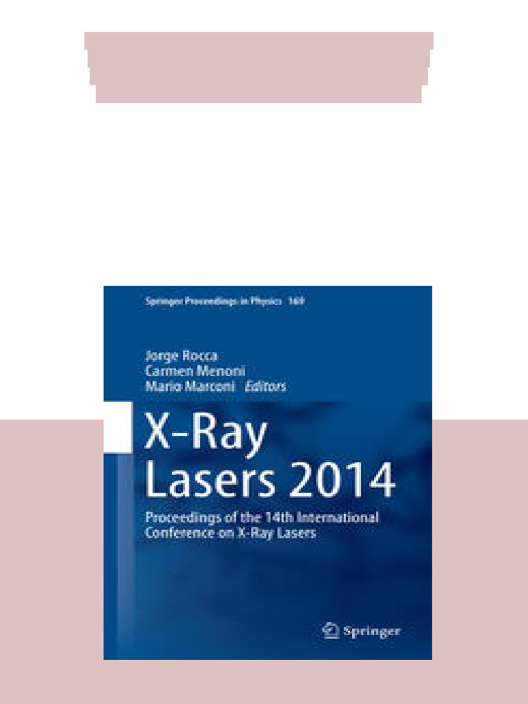 (Ebook) X-Ray Lasers 2014: Proceedings of the 14th International ...