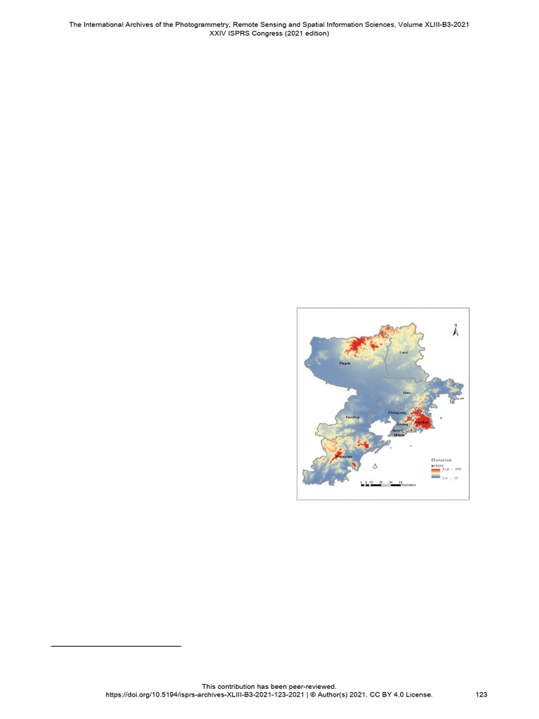 Isprs Archives XLIII B3 2021 123 2021 | PDF | Remote Sensing ...