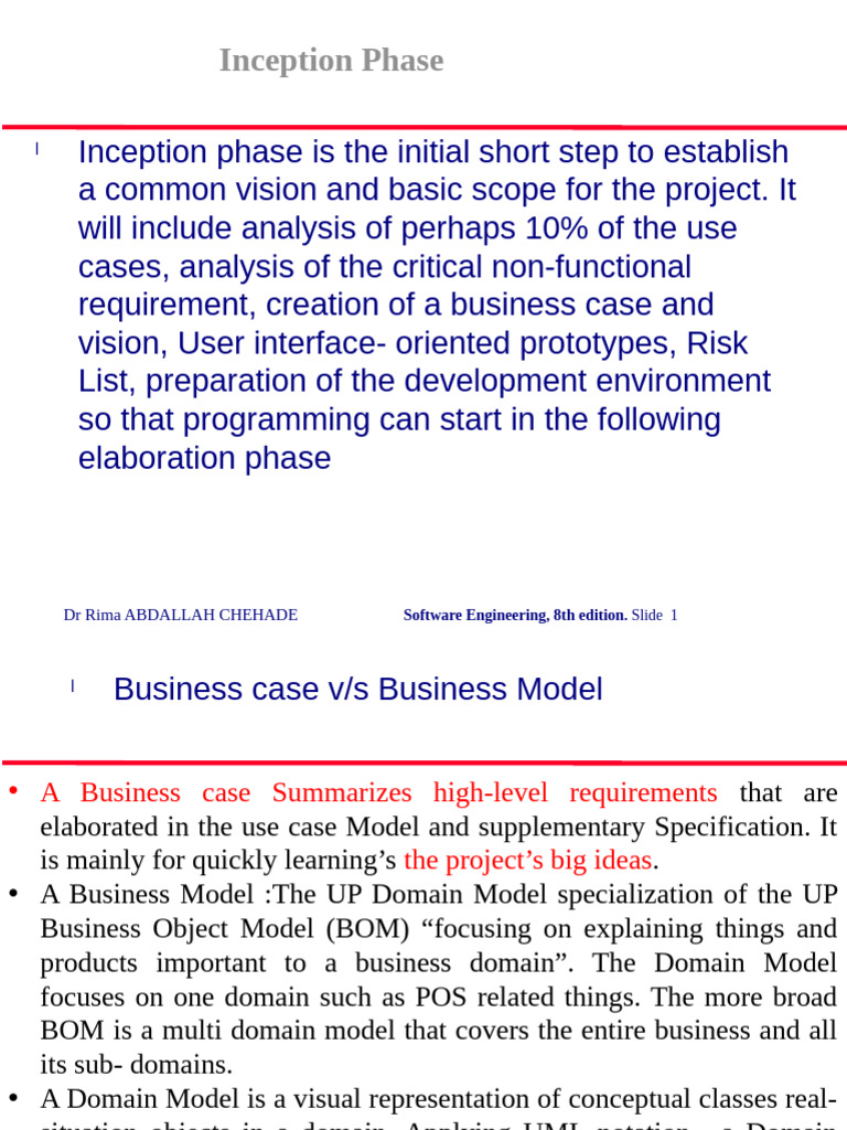 Inception Phase in Software Engineering | PDF | Point Of Sale | Use Case