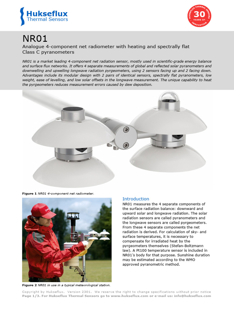 NR01_v2301 | PDF | Calibration | Physical Quantities